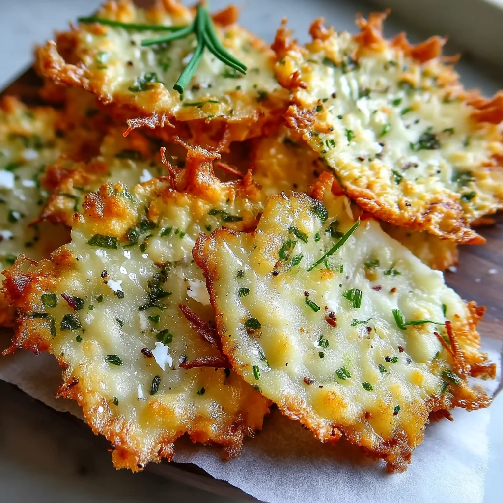 5-Step Garlic Herb Cottage Cheese Chips Recipe