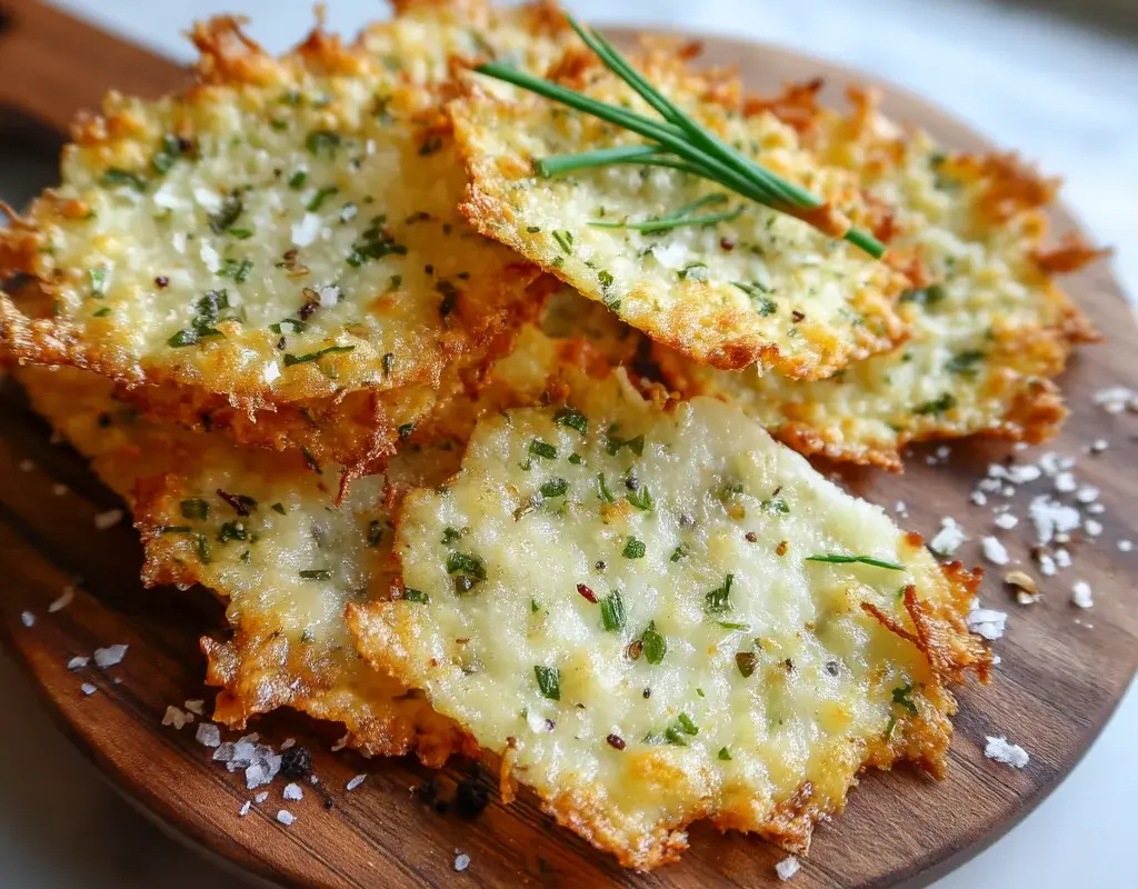 5-Step Garlic Herb Cottage Cheese Chips Recipe