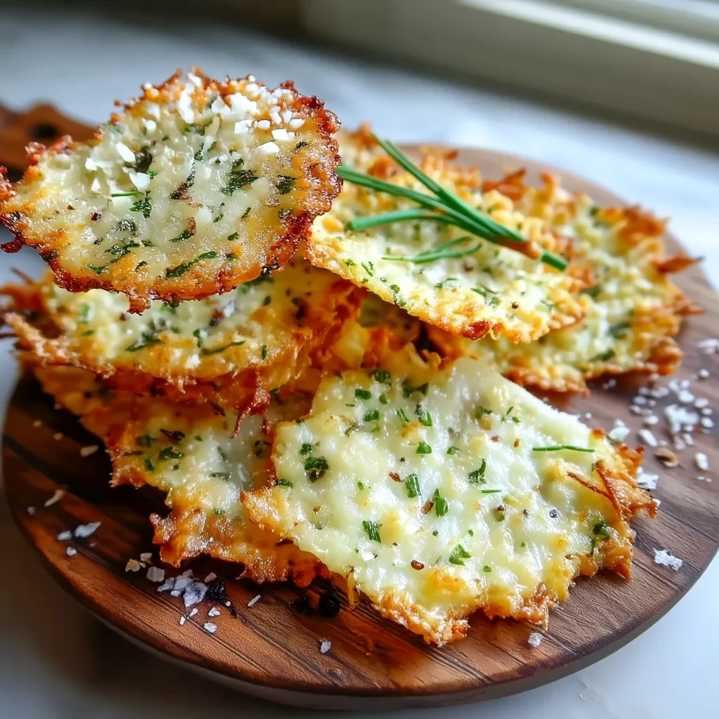 5-Step Garlic Herb Cottage Cheese Chips Recipe