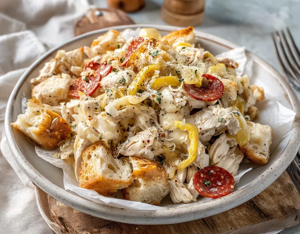 Italian Grinder Chicken Salad Recipe: 5 Easy Steps