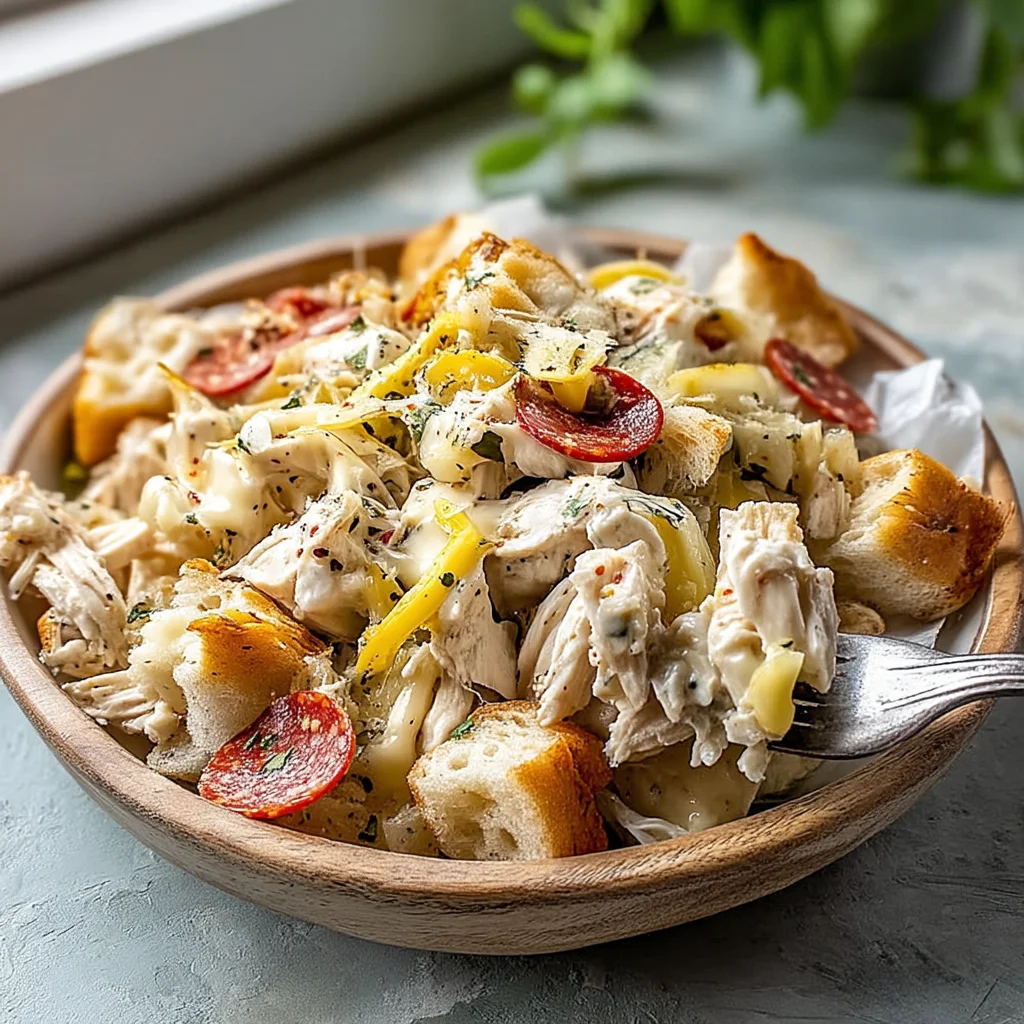 Italian Grinder Chicken Salad Recipe: 5 Easy Steps